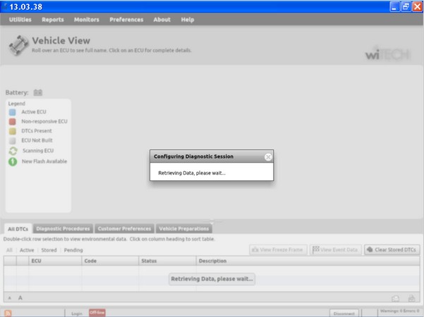 WITECH VCI POD Diagnostic Tool V13.03.38 For Chrysler Support Multi ...
