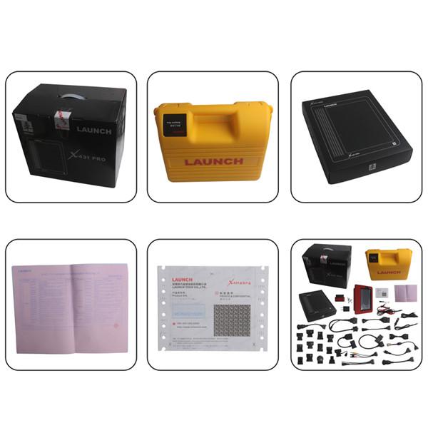 Original Launch X431 Scanner X431 Pro 7 inch Bluetooth/Wifi Full System ...