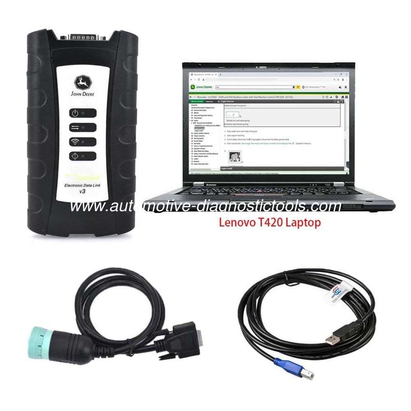 John Deere Service Advisor EDL V3 Diagnostic Kit with V5.3.225 AG + CF ...