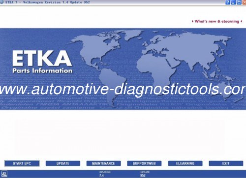 ETKA Electronic Catalogue V8.1 For Audi VW Seat Skoda Update Online