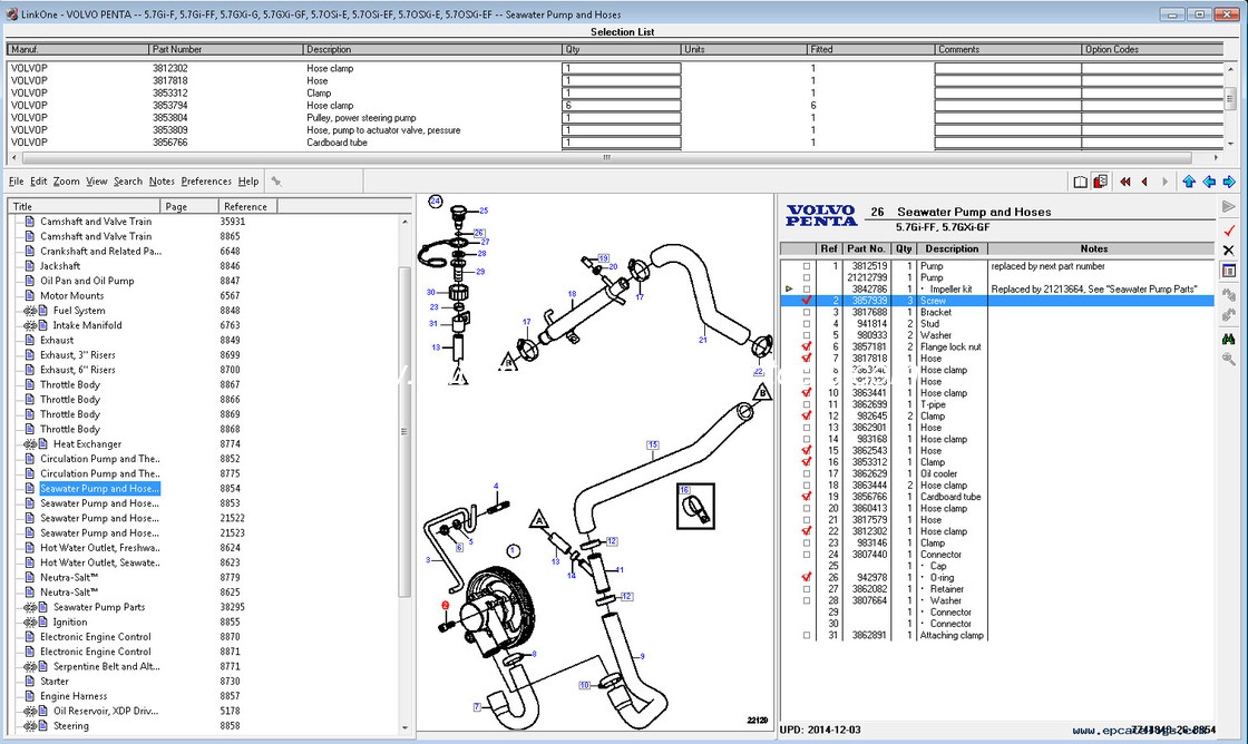 [08.2024] Vo-lvo Penta EPC 6 Offline Industrial Engine Spare Parts Catalog