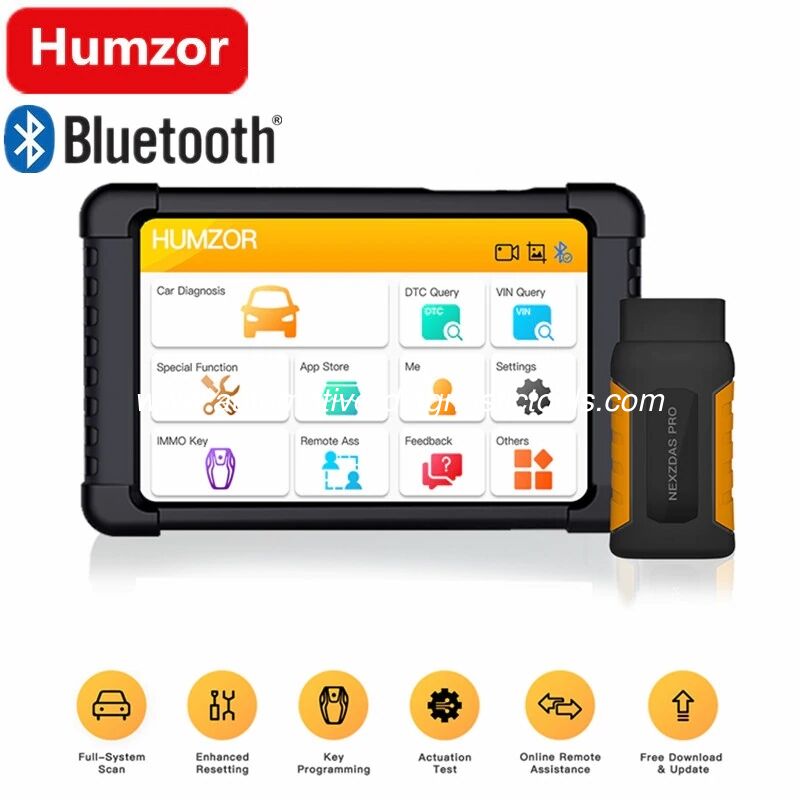 Humzor NexzDAS Pro Full System Auto Diagnostic Tool With IMMO/ABS/EPB ...