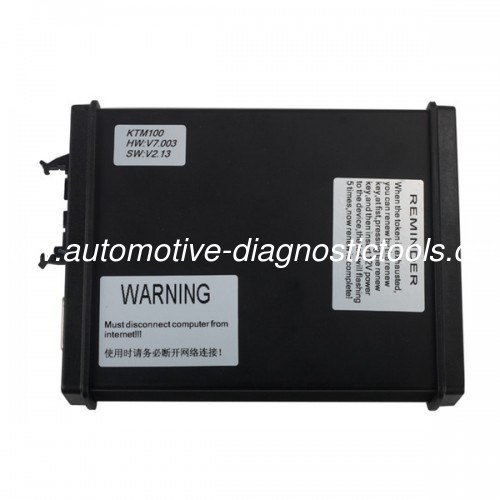 V2.13 FW V7.003 KTM100 KTAG Auto ECU Programmer with Unlimited Token ...