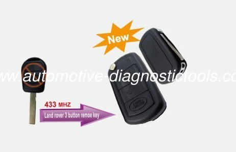 Land Rover Remote Key 3 Buttons, 433 MHZ Auto Remote Key Blank for Land ...