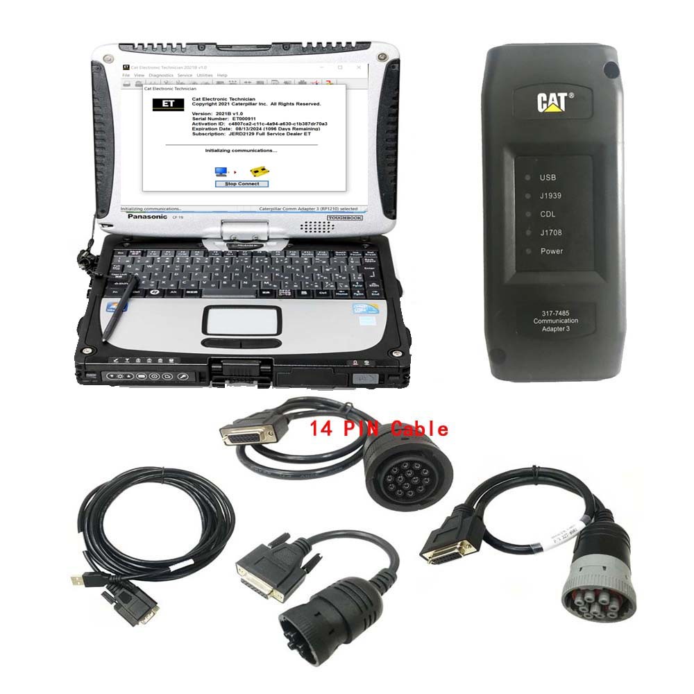 CAT Equipment Diagnostic Tool ET3 with Latest 2024A Software for ...