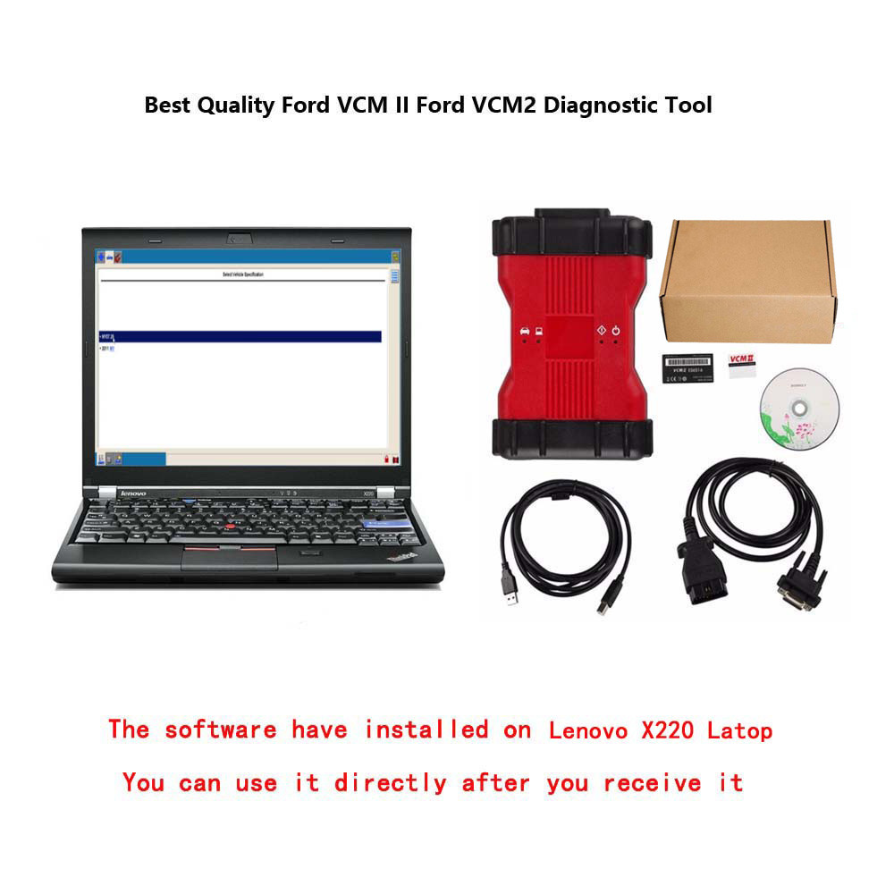 Best Quality Ford VCM II Ford VCM2 Diagnostic Tool V130 With Lenovo ...