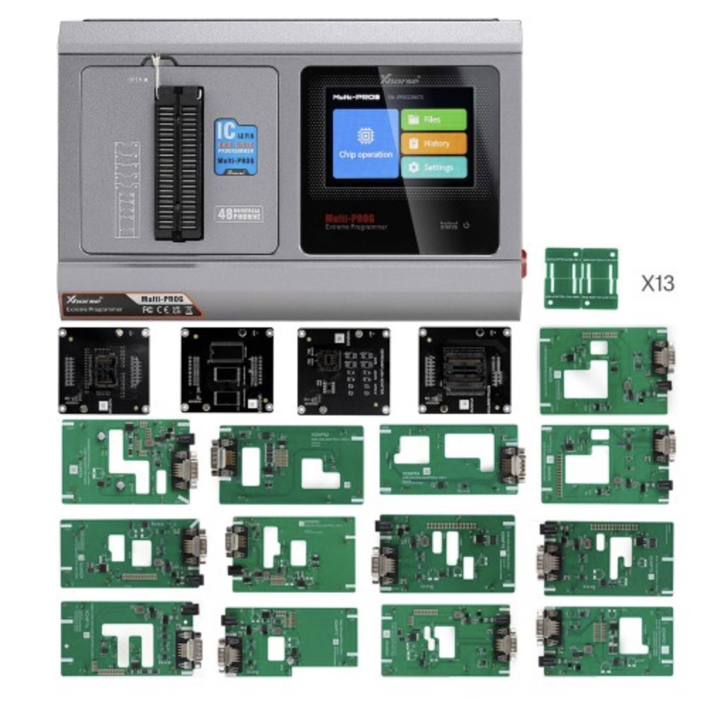 Xhorse Multi Prog Programmer with 13 Full Set Adapters