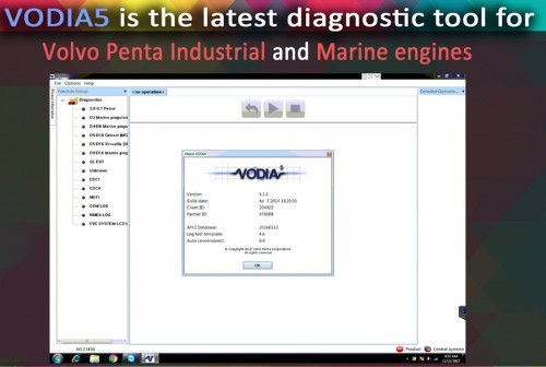 VODIA5 Auto Diagnostic Software For Penta Industrial And Marine 1 Years ...