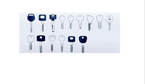 GL 303B Key Cutting Machine For kaba, keso & benz., Key Clamp With ...