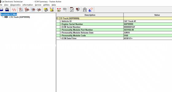 CAT ET 2025C V1.0 Electronic Automotive Technician Diagnostic Software